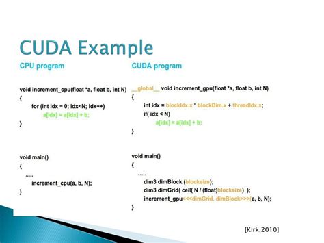 Ppt Gpu Computing And Cuda Powerpoint Presentation Free Download Id2387787