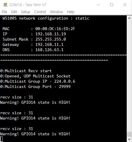 Setting Up UDP Multicast On W55RP20 EVB PICO