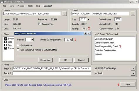 Staxrip Guide W Templates For High Quality Xvids Videohelp Forum