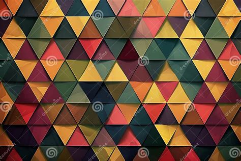 Abstract Geometric Triangle Pattern Background Design For Modern Art Stock Image Image Of