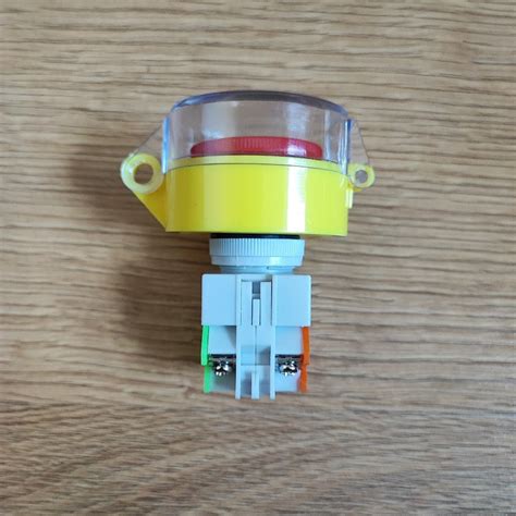 A Emergency Stop Push Button Switch NO NC DPST AC V Red Mushroom