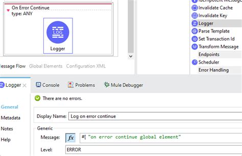 global error handling in mule application