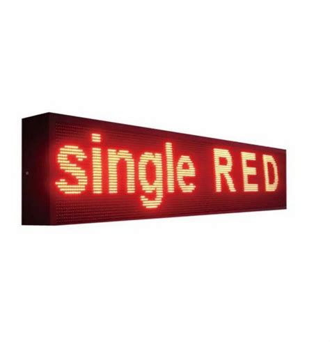 Smaptronics Red Single Color Scrolling LED Display Board Dimension 1x3 5 Ft At 5500 Piece In