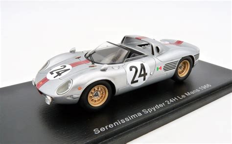 Spark Model Minimax Serenissima Spyder 24 24h Le Mans 1966 S7660 P25836
