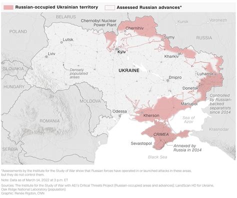 Here S The Latest Map Of Russian Occupied Territory In Ukraine