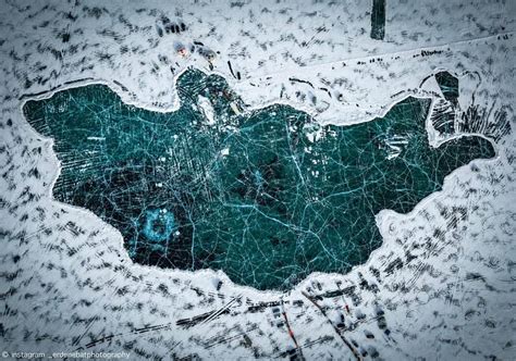 Мөсний баярын талбайг Монголын газрын зураг хэлбэртэй хийжээ