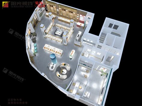 成都宝岛眼镜200平装修设计效果图 阳光视线 眼镜店装修设计公司 中国眼镜店装修实力品牌 眼镜店面装修设计效果图片就是阳光视线 中国较大规模