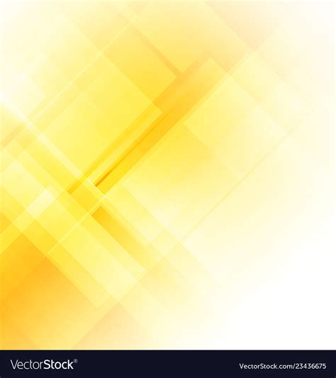 Abstract Geometric Shapes Yellow Background Vector Image