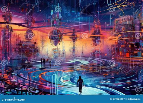 Predictive Modeling And Artificial Intelligence Generative Ai Stock Illustration