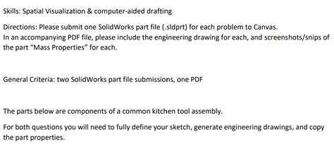 Skills Spatial Visualization And Computer Aided