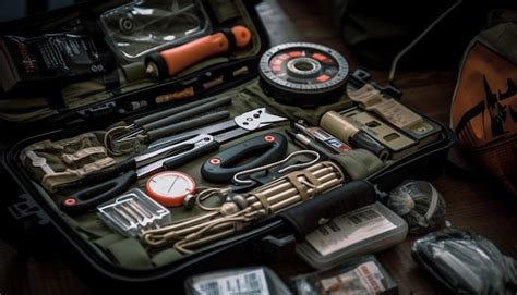 Premium Photo Metal Toolbox Holds Wrenches Screwdrivers And Pliers Generated By Ai