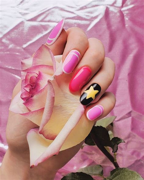Steven Universe Nails Nail Art Inspiration Nails Nail Time