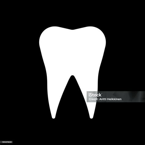 치아 모양 아이콘입니다 치과 벡터 기호 치과 의사 기호 구두 와 치아 로고 흰색 배경에 분리 된 실루엣 건강관리와 의술에 대한 스톡 벡터 아트 및 기타 이미지 Istock