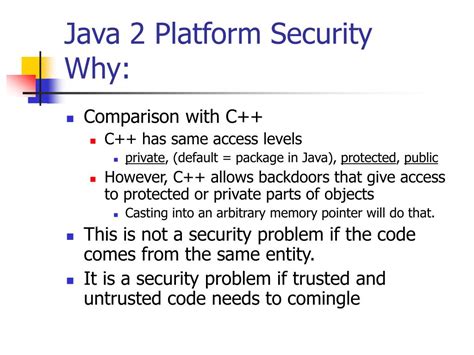Ppt Java Security Model Powerpoint Presentation Free Download Id4597626