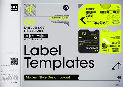 Label Templates Behance