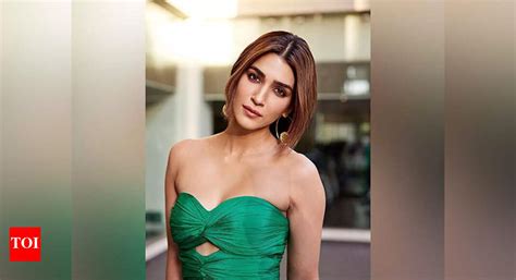 Kriti Sanon Exudes Bond Girl Vibe In A Copper Thigh High Leg Slit