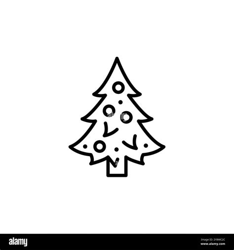 Christmas Tree Icon Stock Vector Image And Art Alamy
