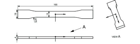 Tensile Test Specimen Cad Model Download Scientific Diagram
