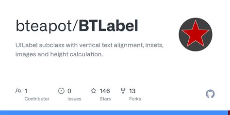 Github Bteapotbtlabel Uilabel Subclass With Vertical Text Alignment Insets Images And