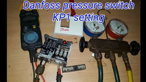 How to adjust a pressure switch- Danfoss KP1 - YouTube