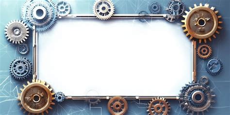 Intricate Frame Composition Featuring Interlocking Gears And Cogs