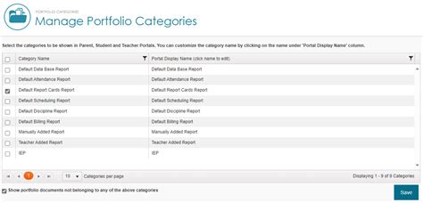 Customize Appearance Manage Portfolio Categories Rediker Software