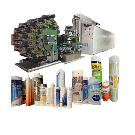 Woolley Five Colors Offset Printing Machine For PE Tube Printing Machine For Tube And Tube