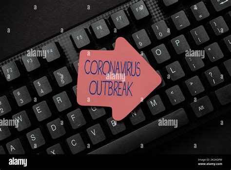 Handwriting Text Coronavirus Outbreak Business Approach Infectious