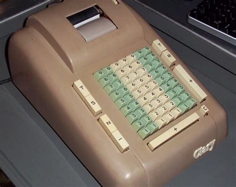 Vintage Remington Rand Clary Adding Machine With Plastic Cover Etsy