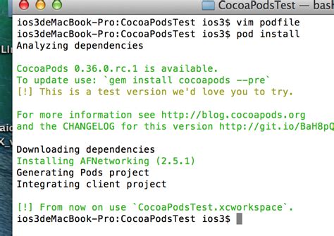 Cocoapods新建管理项目 有个太监要害联 博客园
