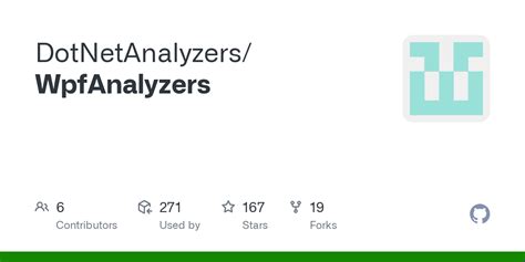 GitHub DotNetAnalyzers WpfAnalyzers
