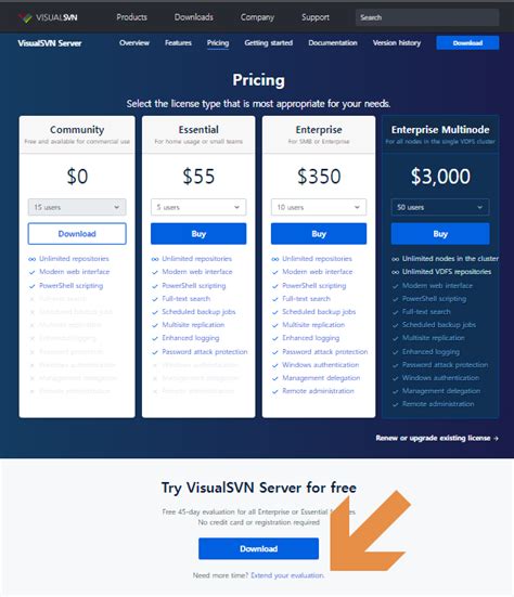 01 Visualsvn Server 라이센스 기간연장