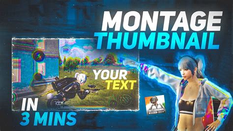 How To Make Bgmi Thumbnail In Android Thumbnail Tutorial Youtube
