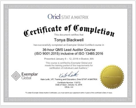 Tonya Blackwell Asq Cqa On Linkedin Just Got My Certificate Today