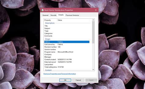 How To Remove Personal Information From A File In Windows