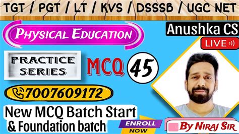 Mcq 45 Physical Education Tgt Pgt Lt Grade Htet Mp