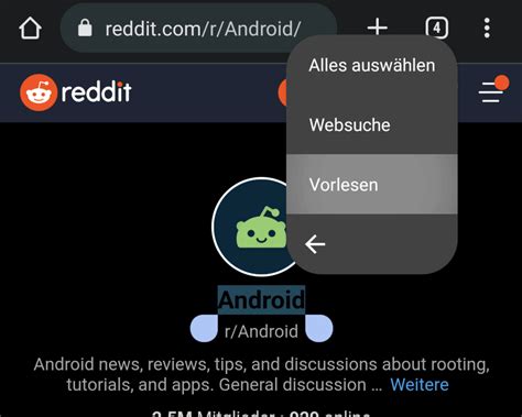 Remove Read Aloud From Selection Context Menu Rsonyxperia