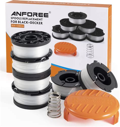 Anforee Strimmer Spool Line For Black And Decker 8pcs String Trimmer