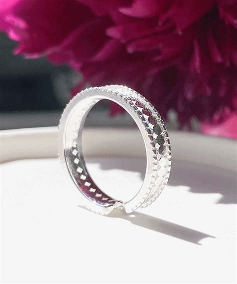 고급스러운무드 Silver925 마름모 장식 엄지 오픈링 반지 에이블리
