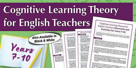 Cognitive Learning Theory For English Teachers