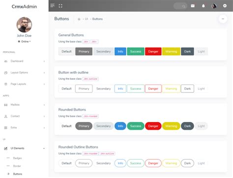 Crmx Admin Bootstrap Admin Dashboard Template