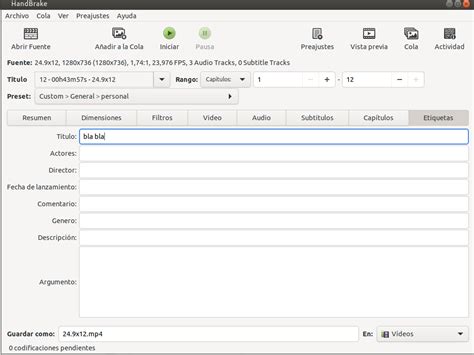 Handbrake Does Not Remove Title Inside Source Video Tag Before Encoding