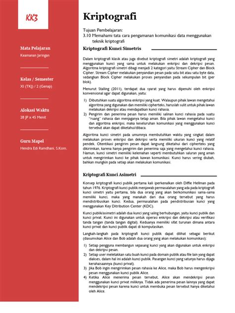 01 Kriptografi Part 2 Pdf Komputer