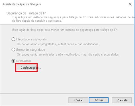 Emparelhamento Privado Do Azure Expressroute Configurar O Modo De Transporte Ipsec Hosts Do