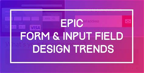 creative form and input field design examples form design web form