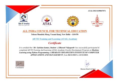 Gulshan Kumar On Linkedin Atal Machinelearning Python Selfdevelopment