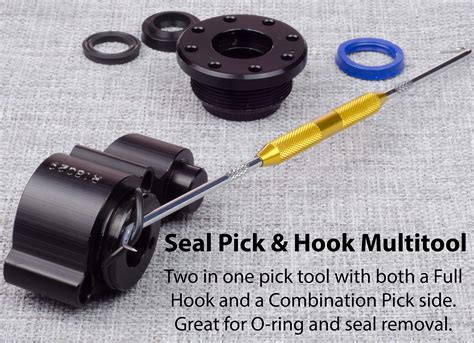 Kit King Rod Seal Install Tool Set 5 Piece Hydraulic U Cup Twistor Installation Tool Set