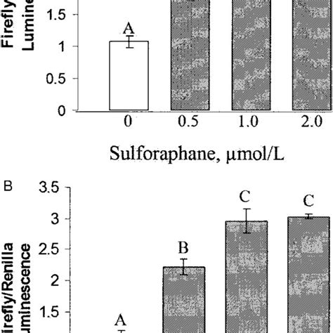 Sulforaphane Sf Induction Of The Human Thioredoxin Reductase Download Scientific Diagram
