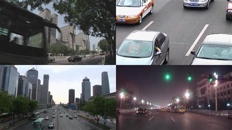 城市交通公交车道路堵车车水马龙 视频素材下载 编号 5371174 光厂 Vj师网