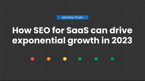 How Seo For Saas Can Drive Exponential Growth In 2023 Govisually